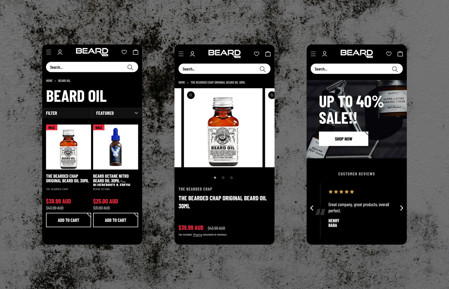 Beard – Seventyfour Design - Australia's Expert Shopify Developers
